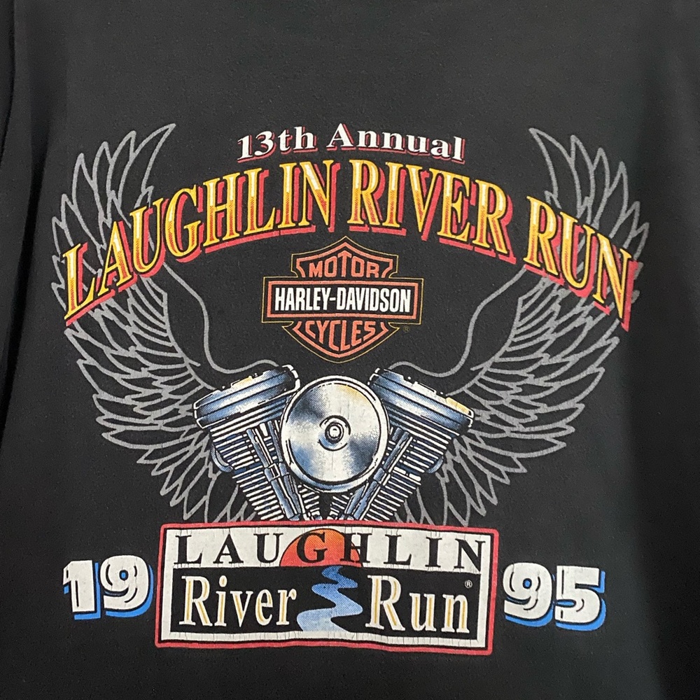 Harley Davidson Vintage 1995 Laughlin River Run Licen… - Gem